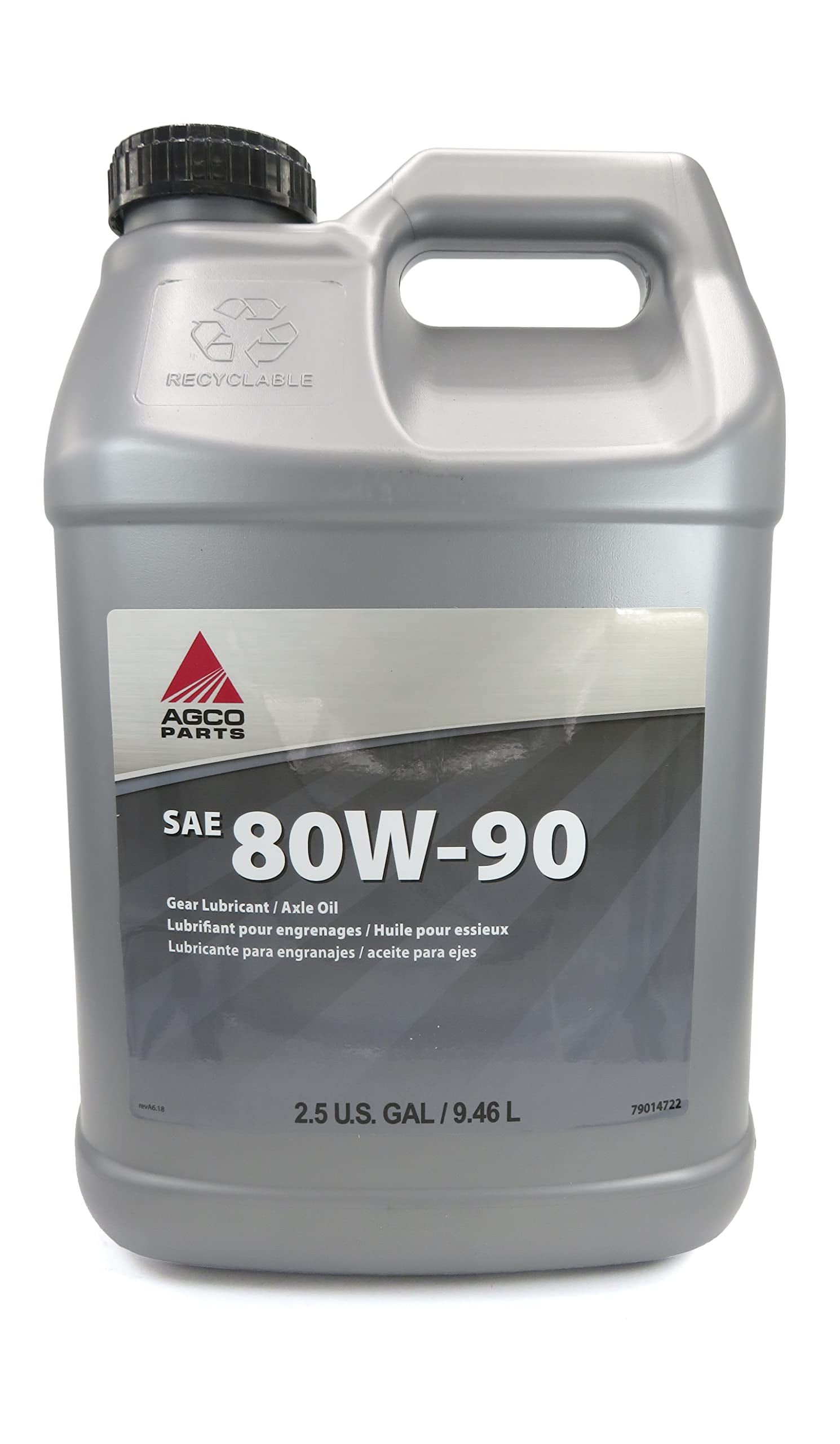 AGCO SAE 80W-90 Conventional Gear Lubricant Axle Oil 2.5 Gallon ...
