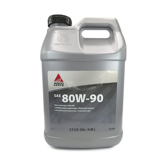 AGCO SAE 80W-90 Conventional Gear Lubricant Axle Oil 2.5 Gallon ...