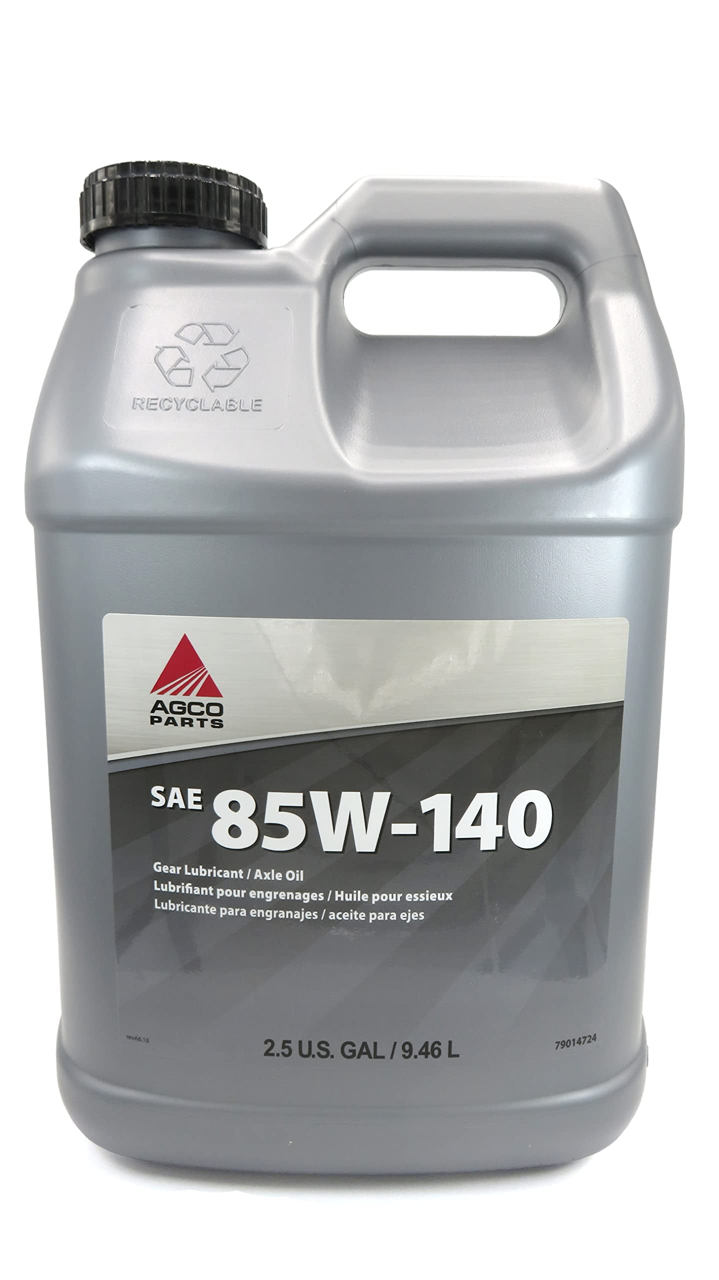 AGCO SAE 85W-140 Conventional Gear Lubricant Axle Oil 2.5 Gallon ...