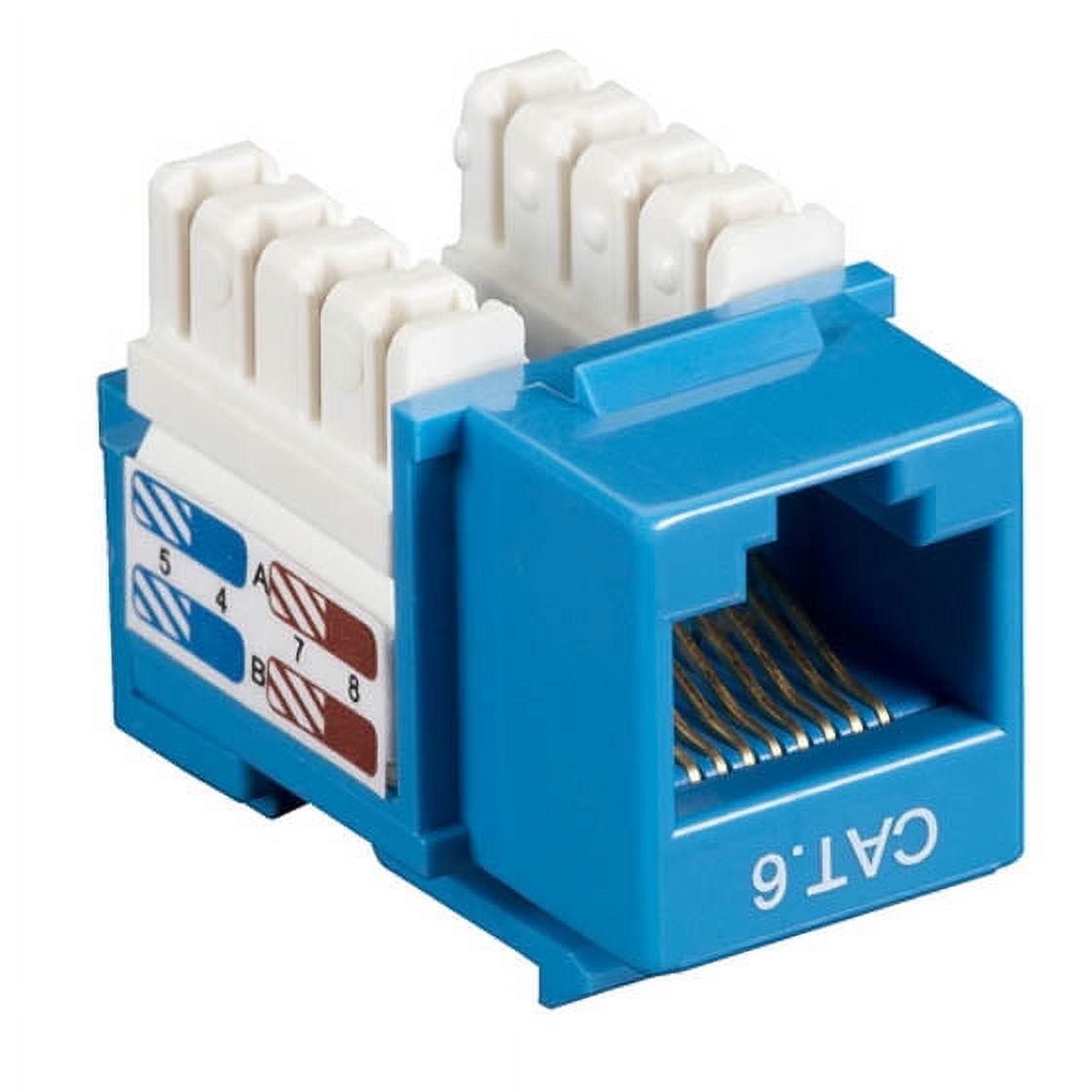 AGD-136C - KEYSTONE JACK CAT6 BLU 110 - Walmart.com