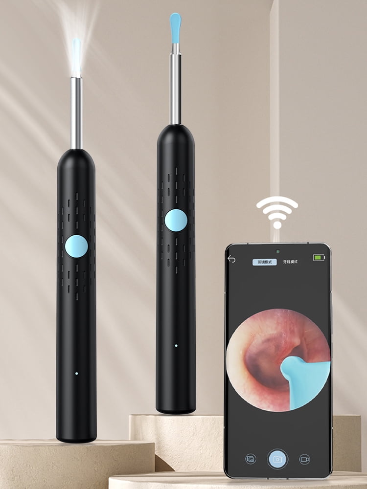 AGDOAD Portable Smart Visual Ear Canal Cleaner HD Endoscopic Earwax ...