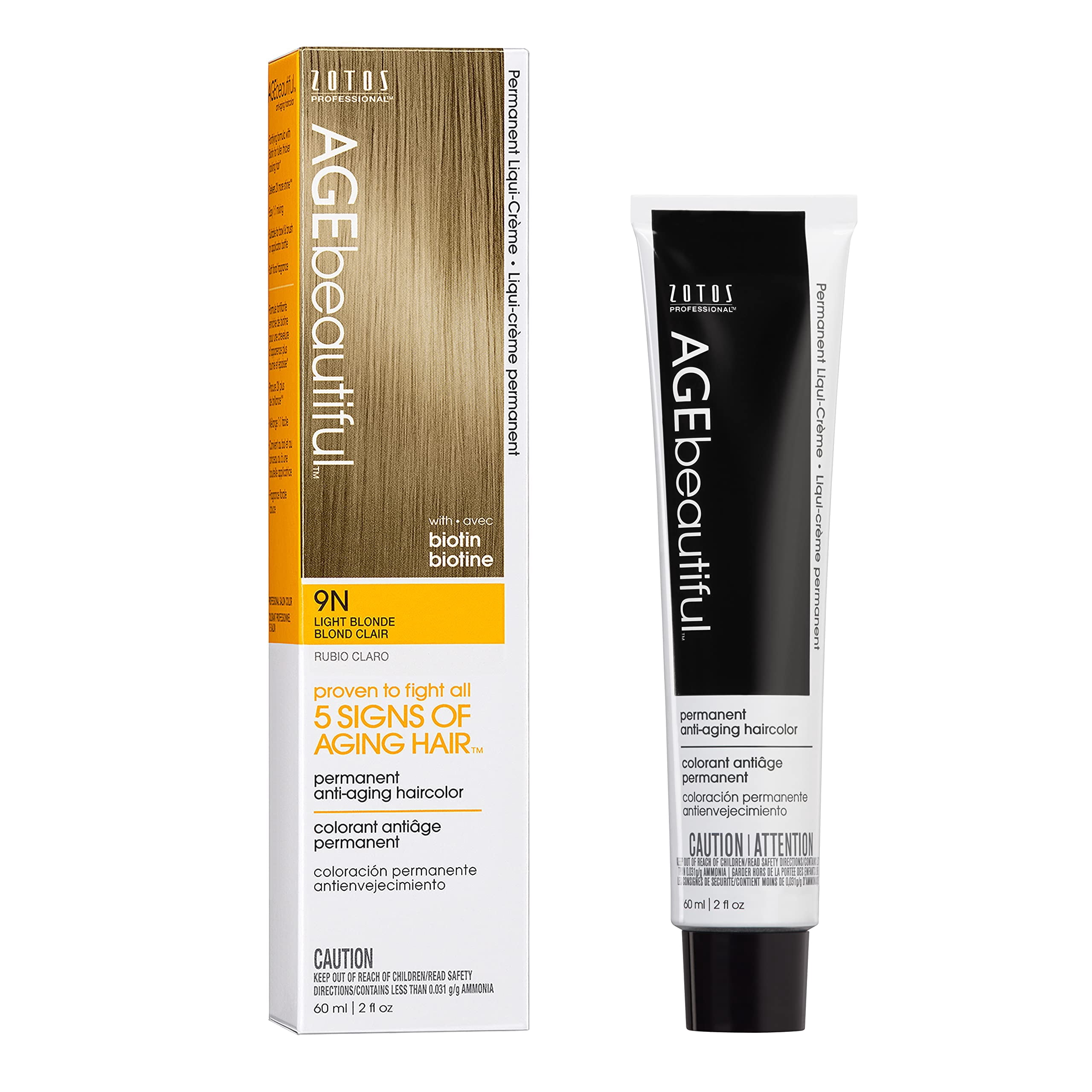 AGE beautiful Permanent Hair JKF25 Color Dye Liqui Creme | 100% Gray ...