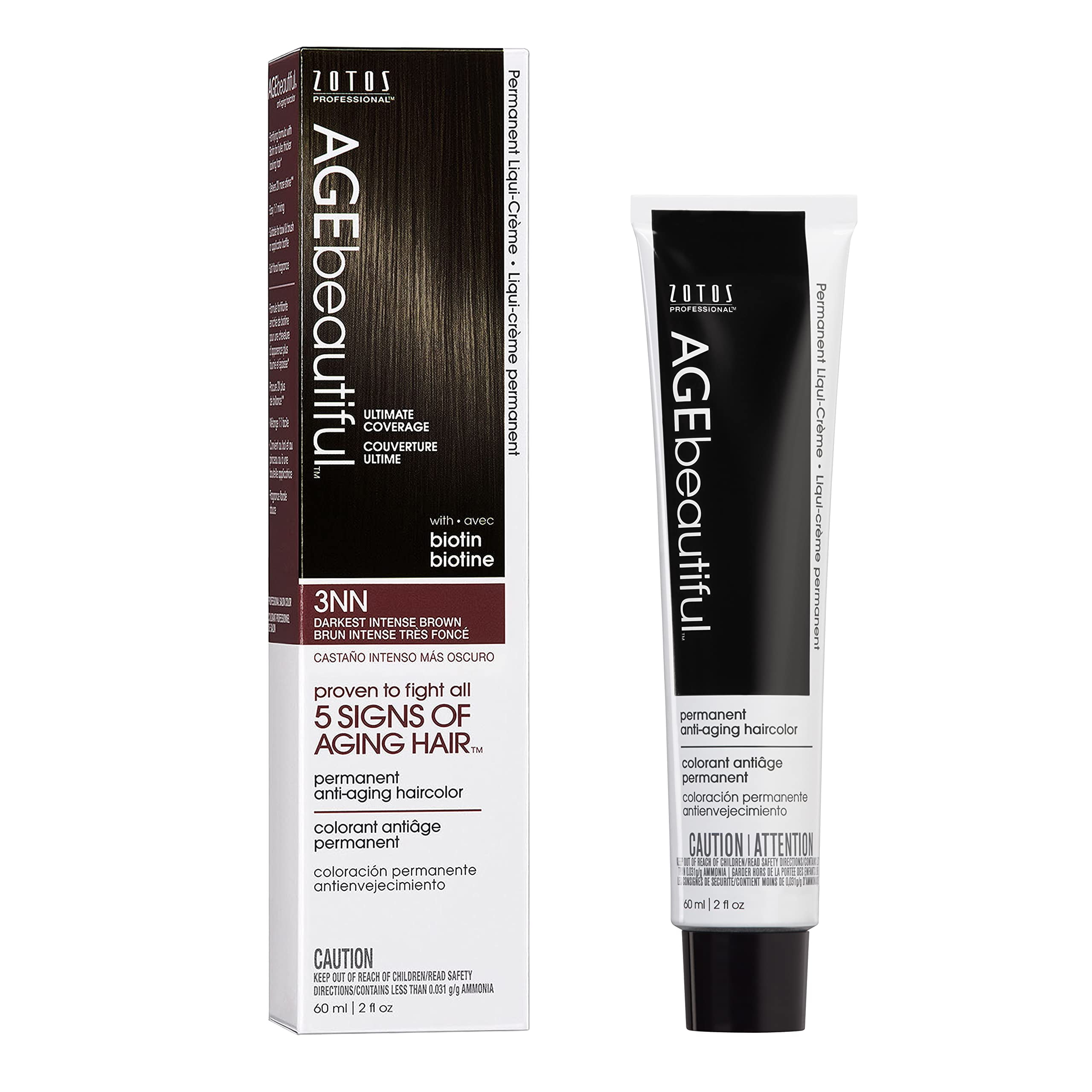 AGE beautiful Permanent Hair OLF24 Color Dye Liqui Creme | 100% Gray ...