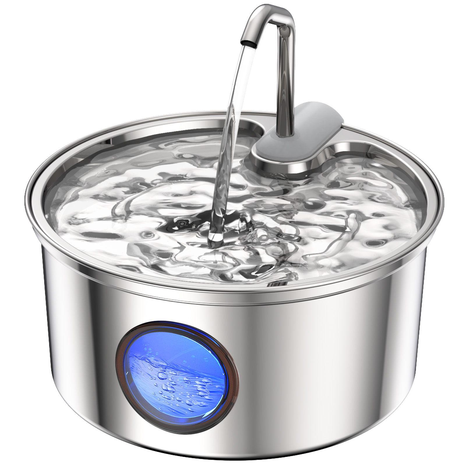 PETEMPO 4 Pack Water Fountain Filters, with 3 Stage Filtration System ...