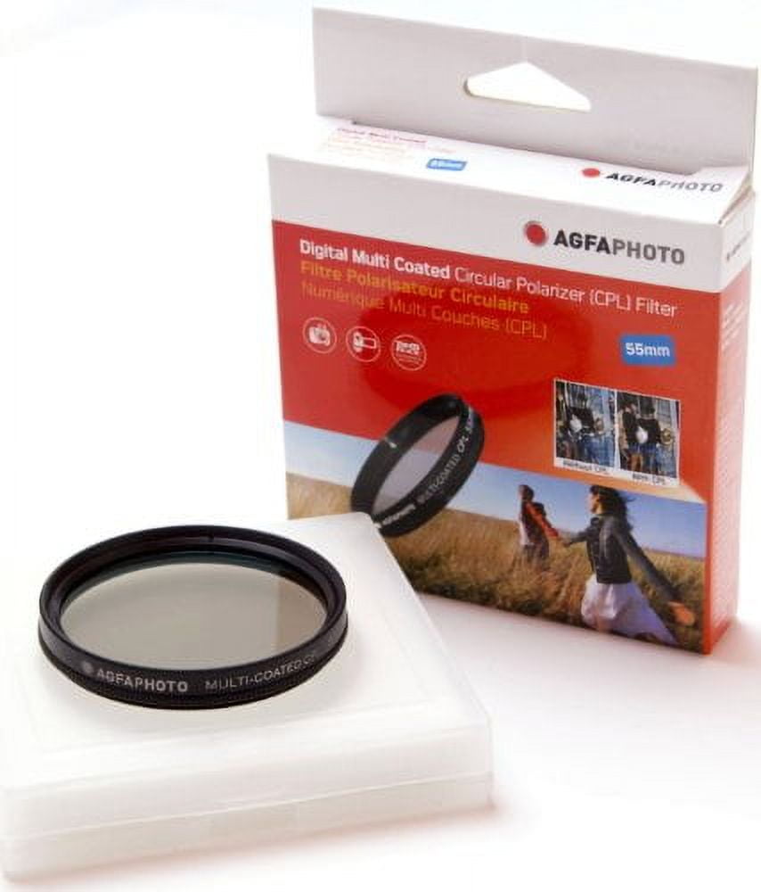 AGFA Digital Multi-Coated Circular Polarizing (CPL) Filter 55mm APCPF55 ...