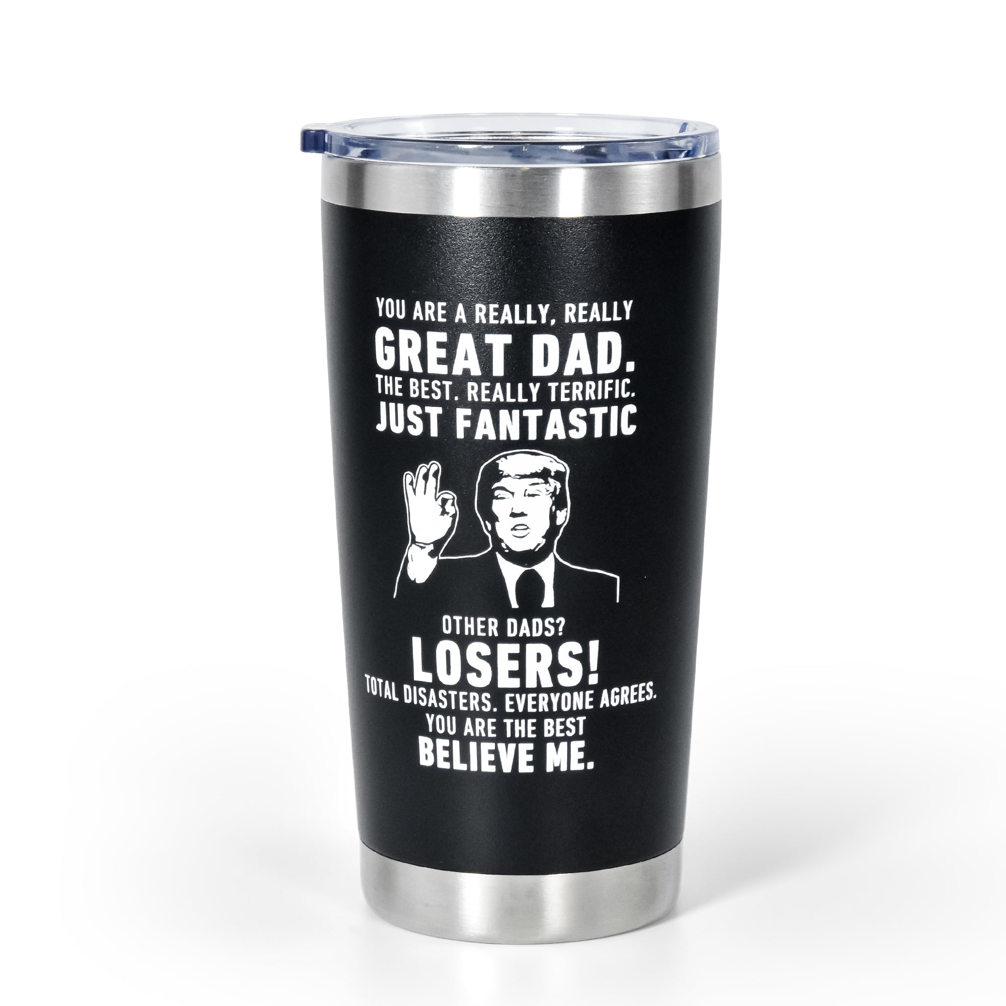 AGH 20oz Insulated Tumbler for Dad - Double-Walled Stainless Steel ...
