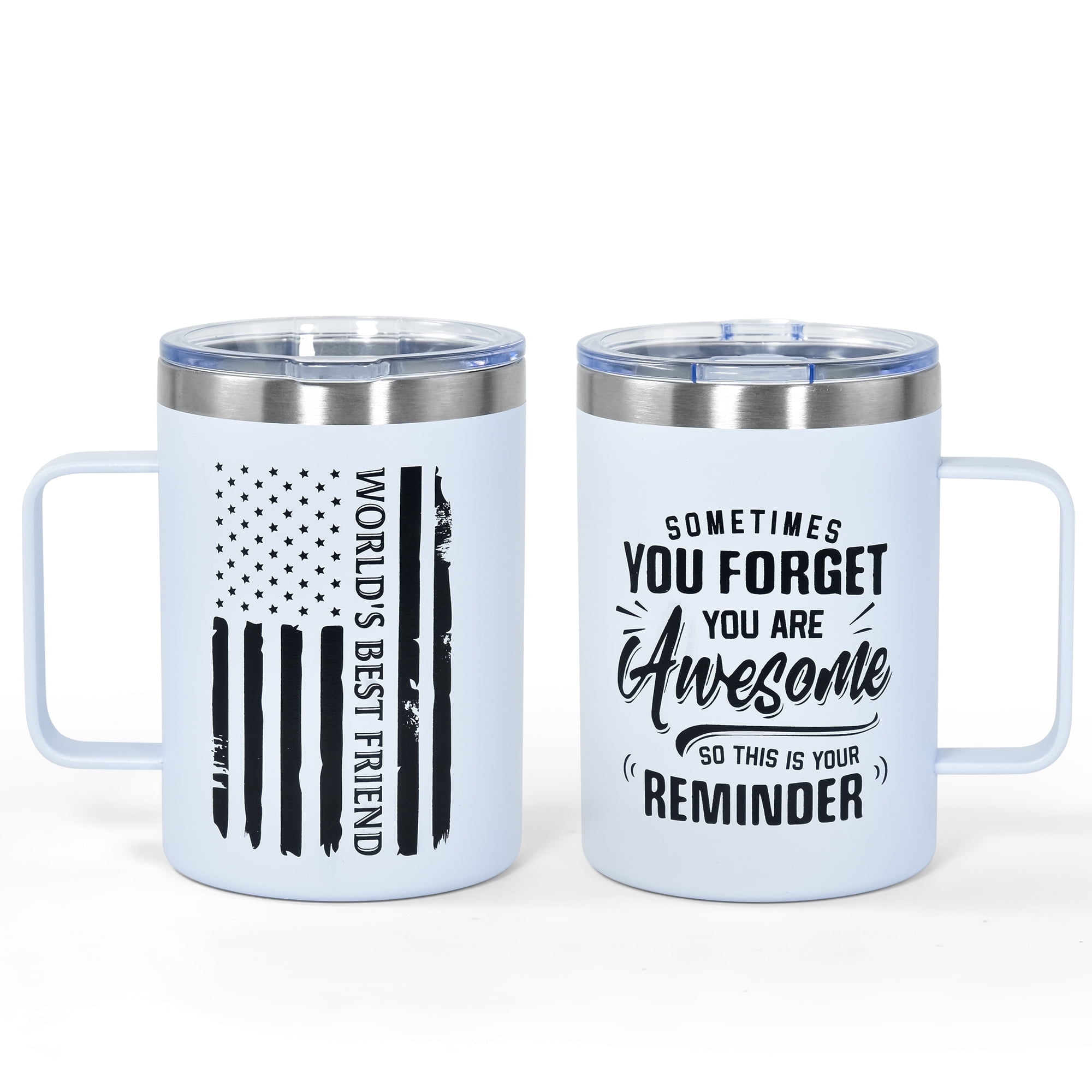 AGH Inspirational Gifts 16 oz Stainless Steel Mugs, Sometimes You ...