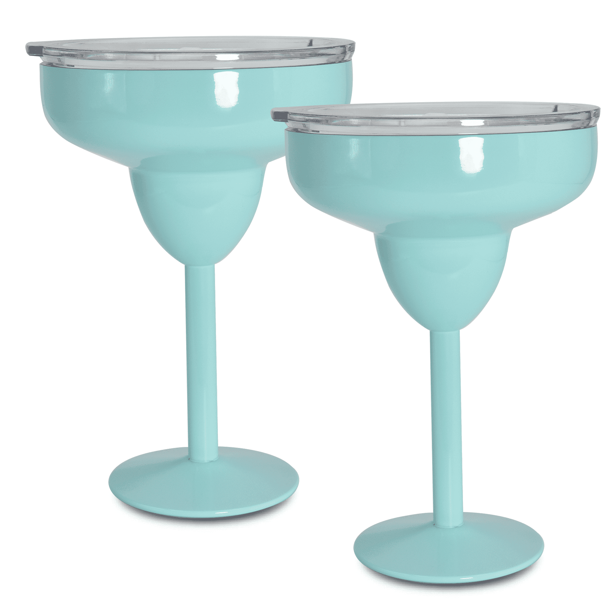 AGH Stainless Steel 10oz Insulated Martini Glasses, Cocktail Tumbler Wine Glasses Set of 4 ...