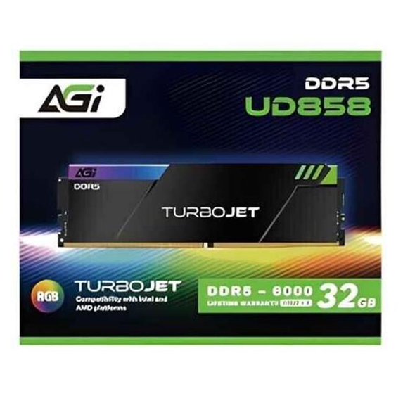 AGI AGI6IPC16UD858 32 GB DDR5 6400 MHz UDIMM Memory RAM Module ...