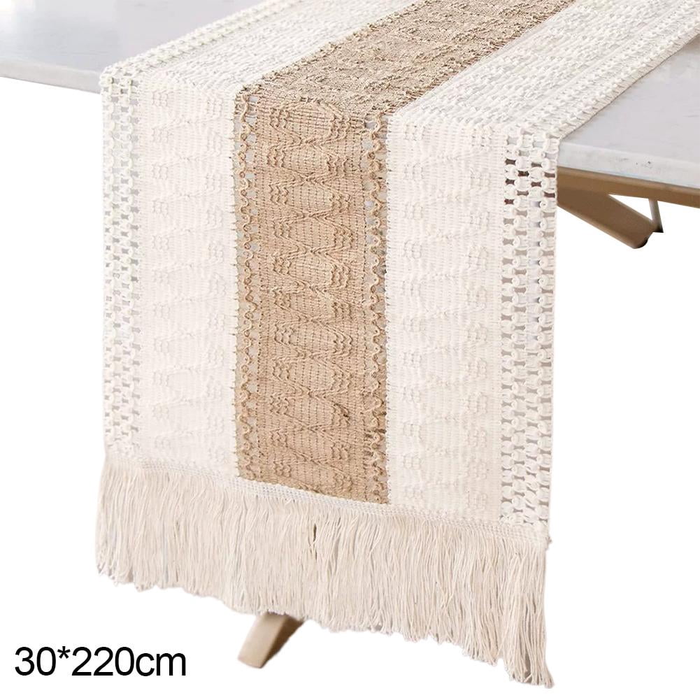 AGIUFGS Bohemian Table Runner, Festive Holiday Designs, for Home Use ...