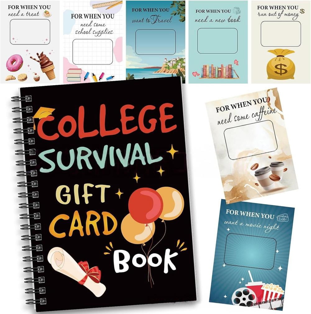 AGIUFGS Gift Card Book for College Students, Festive Holiday Designs ...