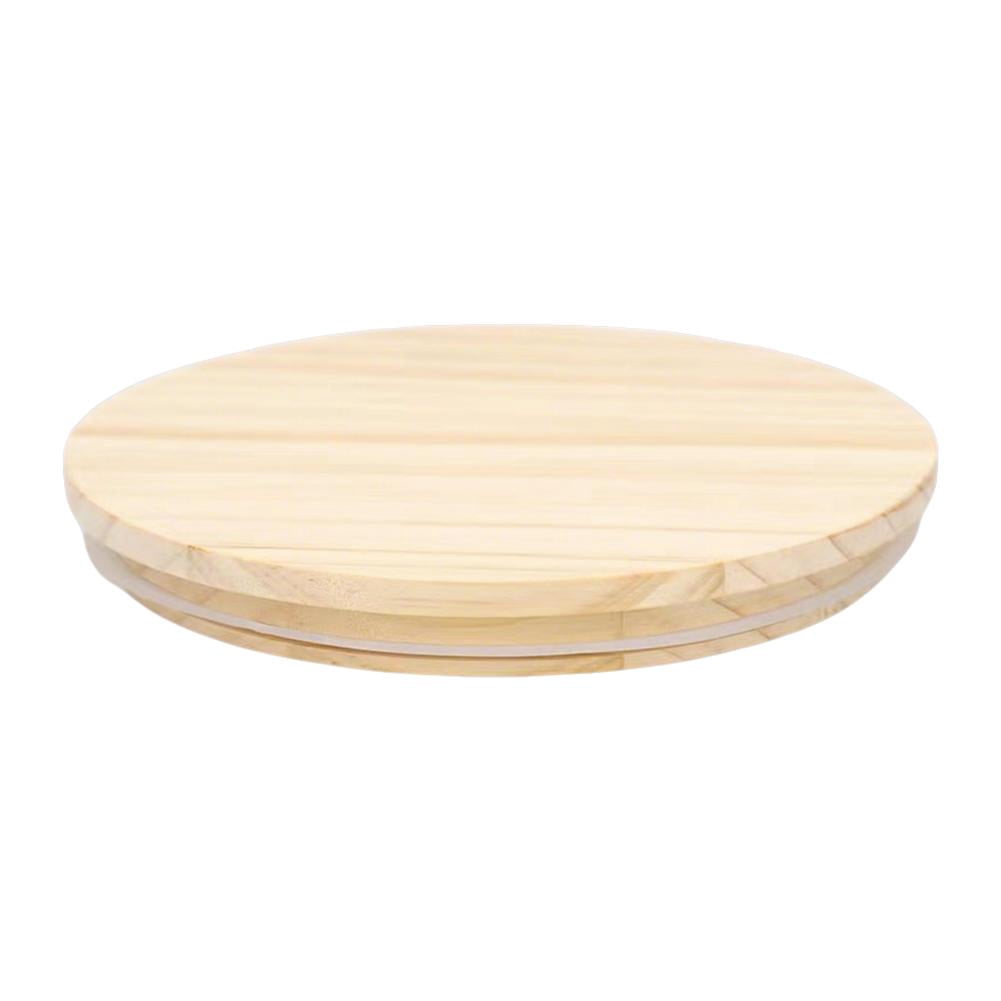AGIUFGS Pine Wood Sealing Lids, Festive Holiday Designs, for Airtight ...
