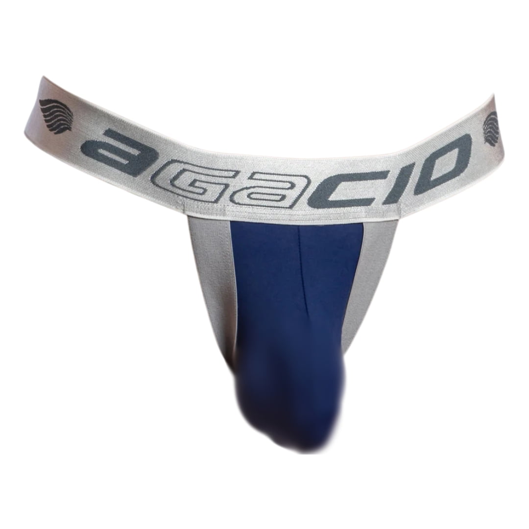 AGK030 Agacio Shaping Pouch Thongs Navy - Walmart.com