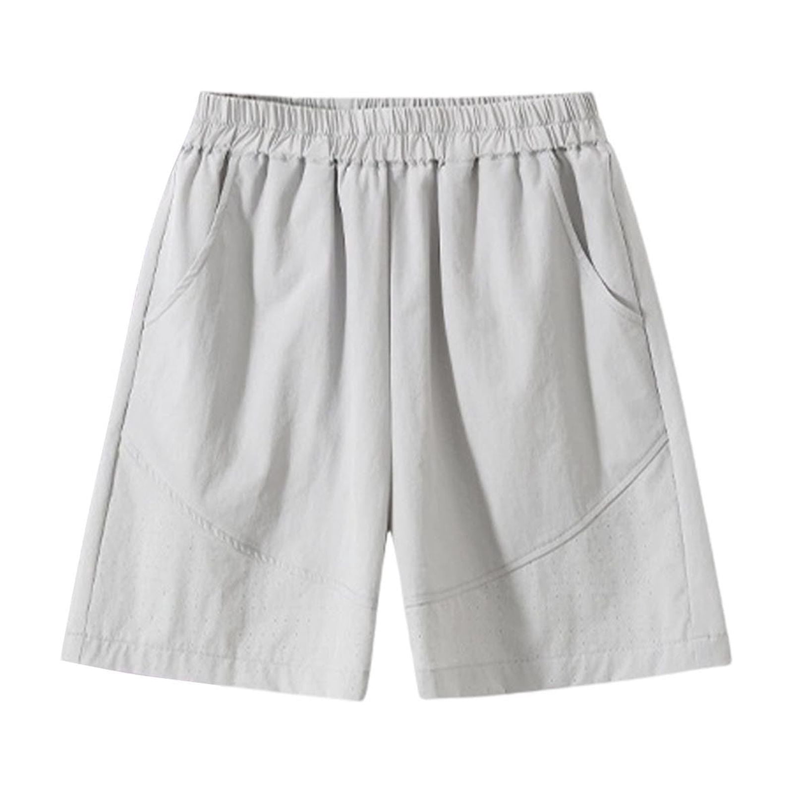 AGKIZG High Waist Solid Color Double Pocket Mesh Breathable Soft Wide ...