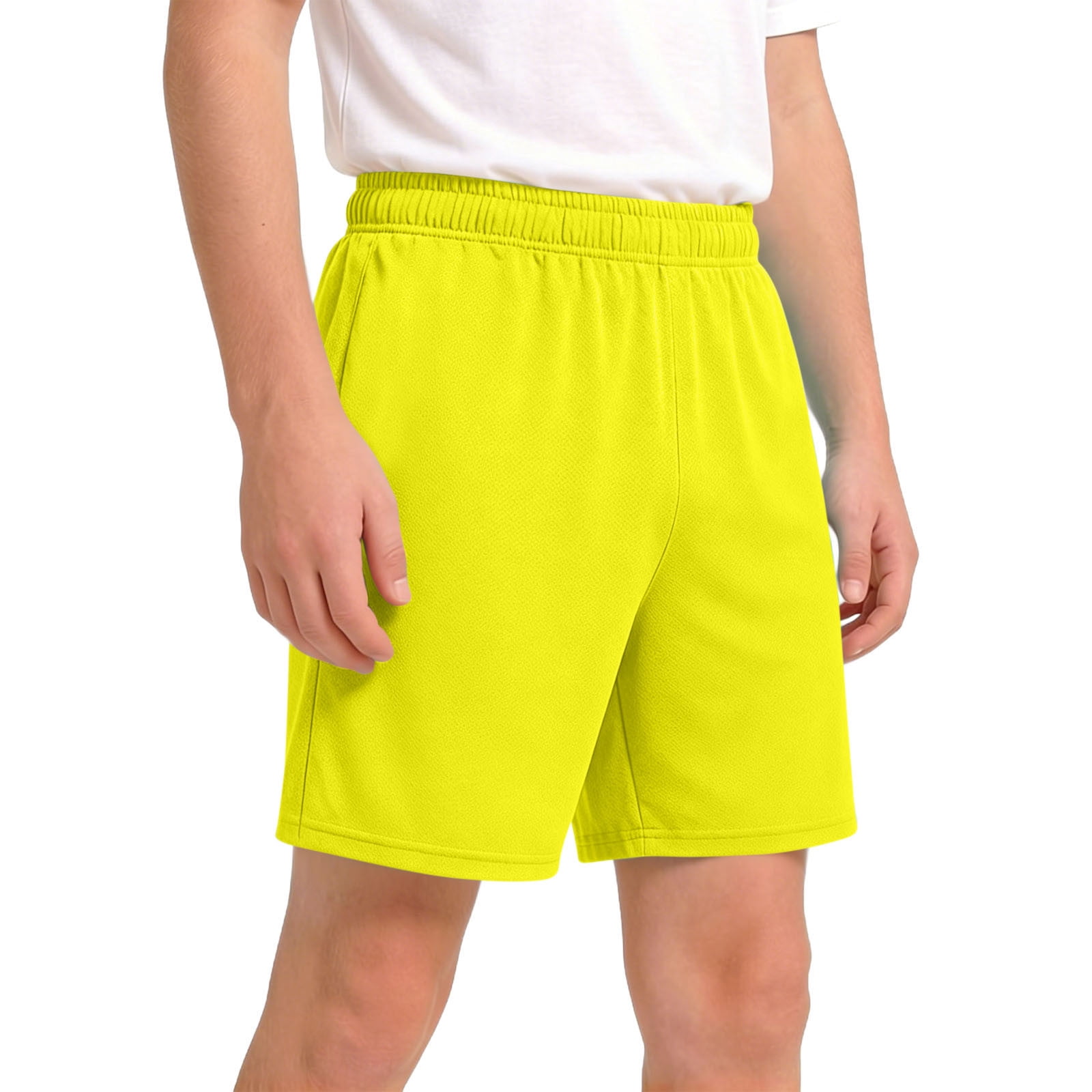 AGKIZG Solid Color Breathable Dry Running Football Training Sports ...