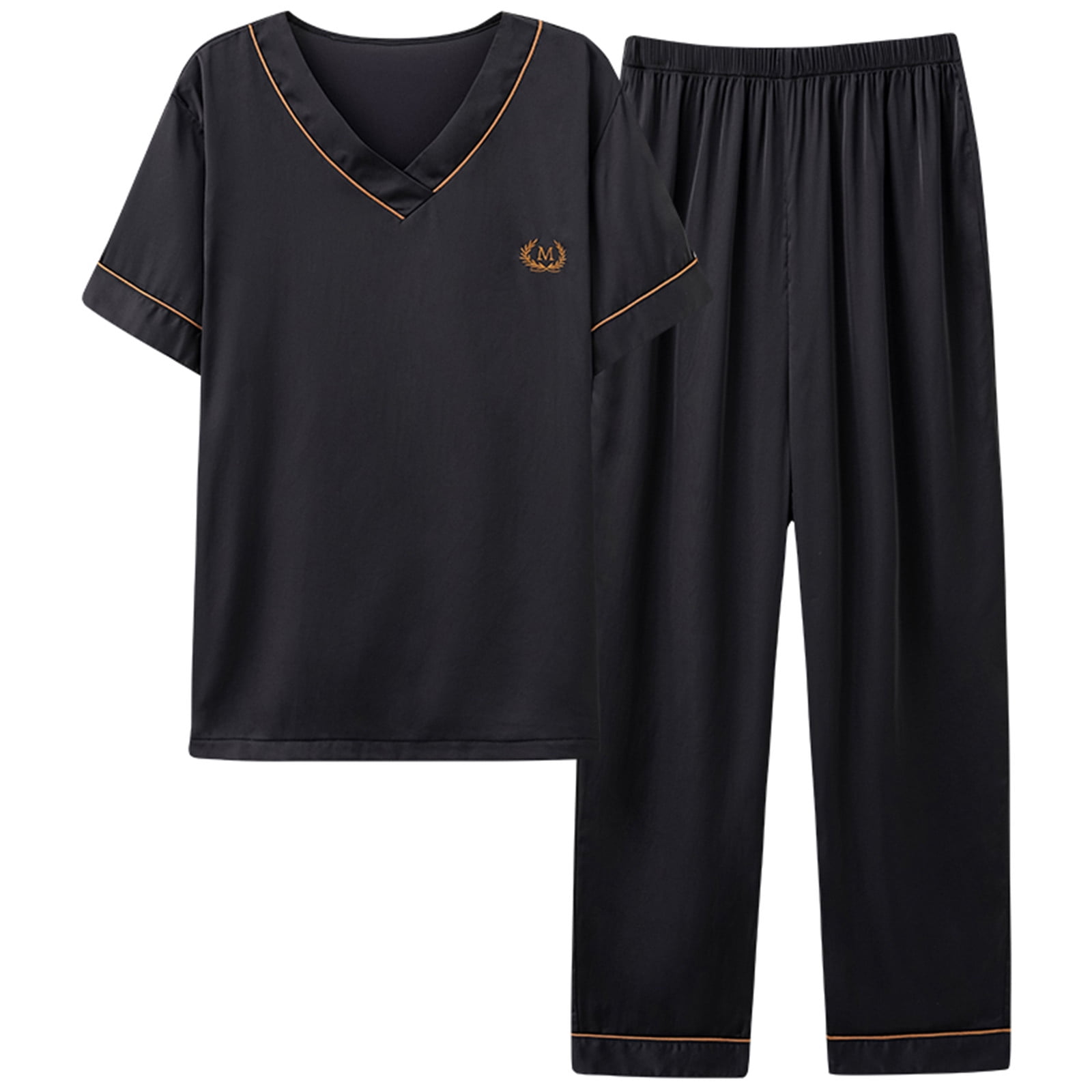 AGKIZG Solid Color Casual V Neck Button Up Short Sleeve Top Elastic ...