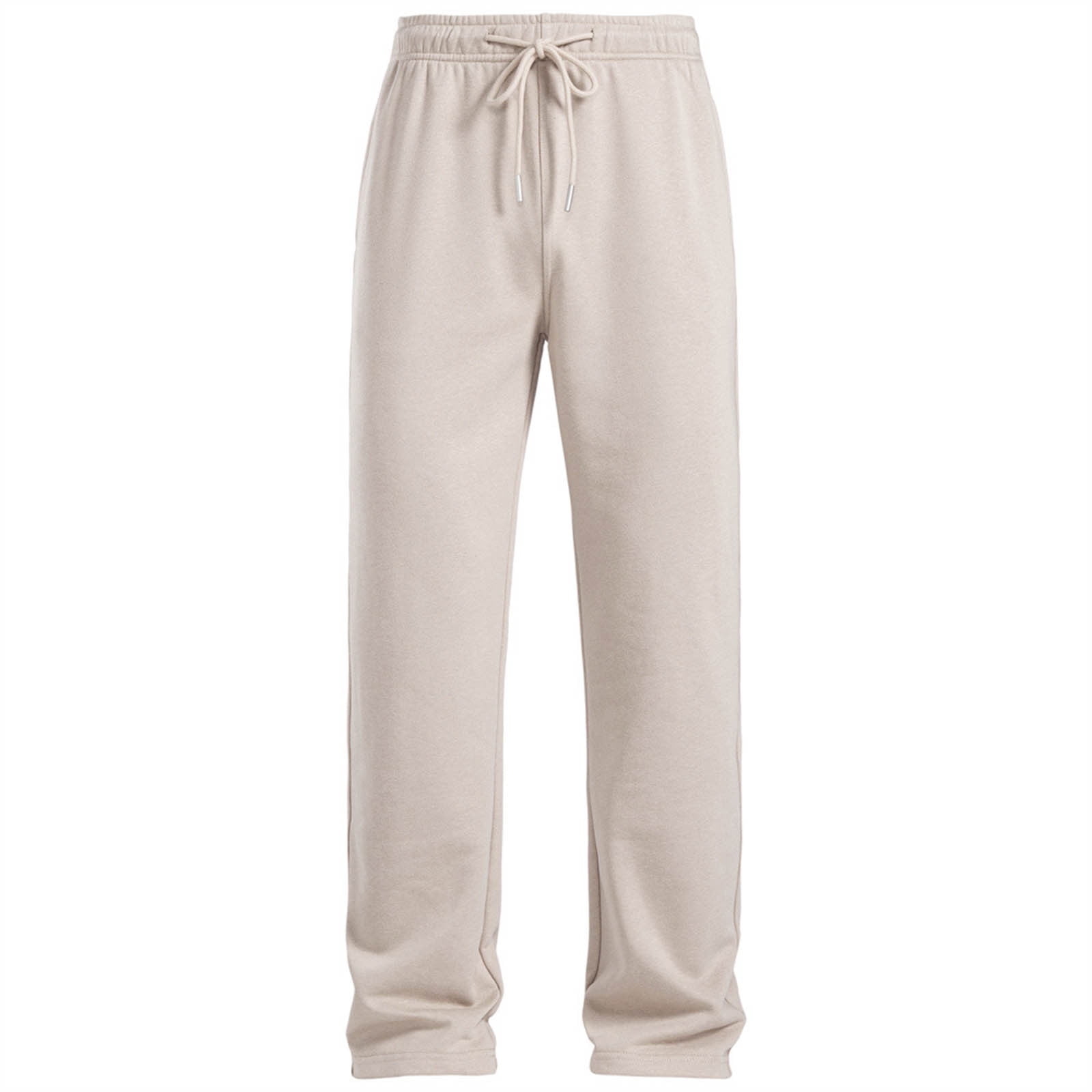 AGKIZG Solid Color Men's Casual Pants Elastic Waist Zipper Button ...