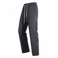 AGKIZG Solid Color Men's Summer Running Pants Drawstring Waist Loose ...