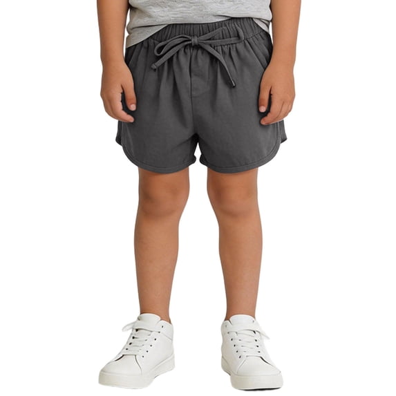 AGKIZG Solid Color Waist Versatile Daily Leisure Casual Shorts for ...