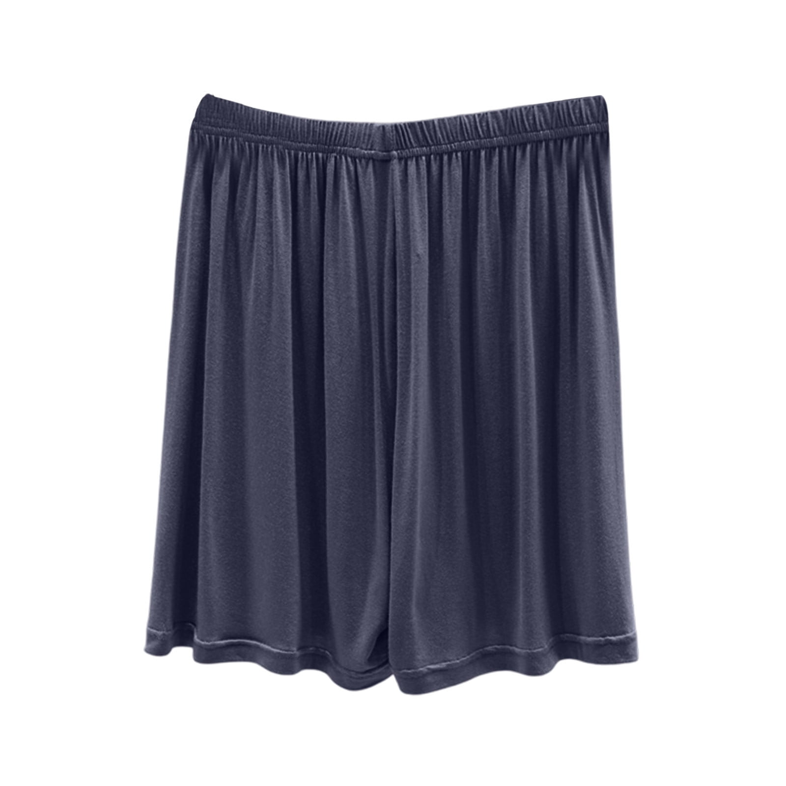 AGKIZG Women Solid Color Sleep Pants Elastic Waist Straight Leg Loose ...
