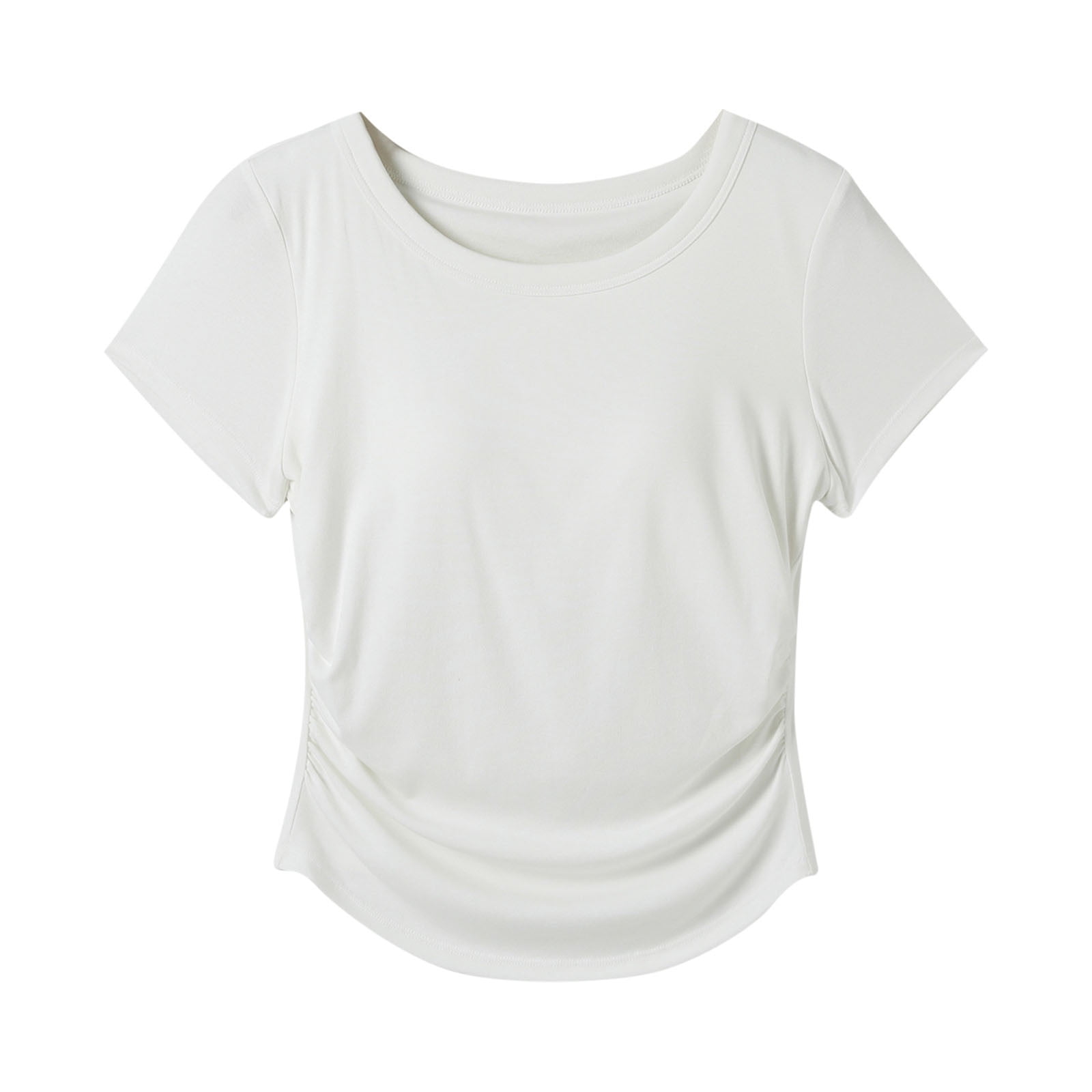 AGKIZG Womens Solid Color Sleeveless Base Top with Integrated Cup Free ...
