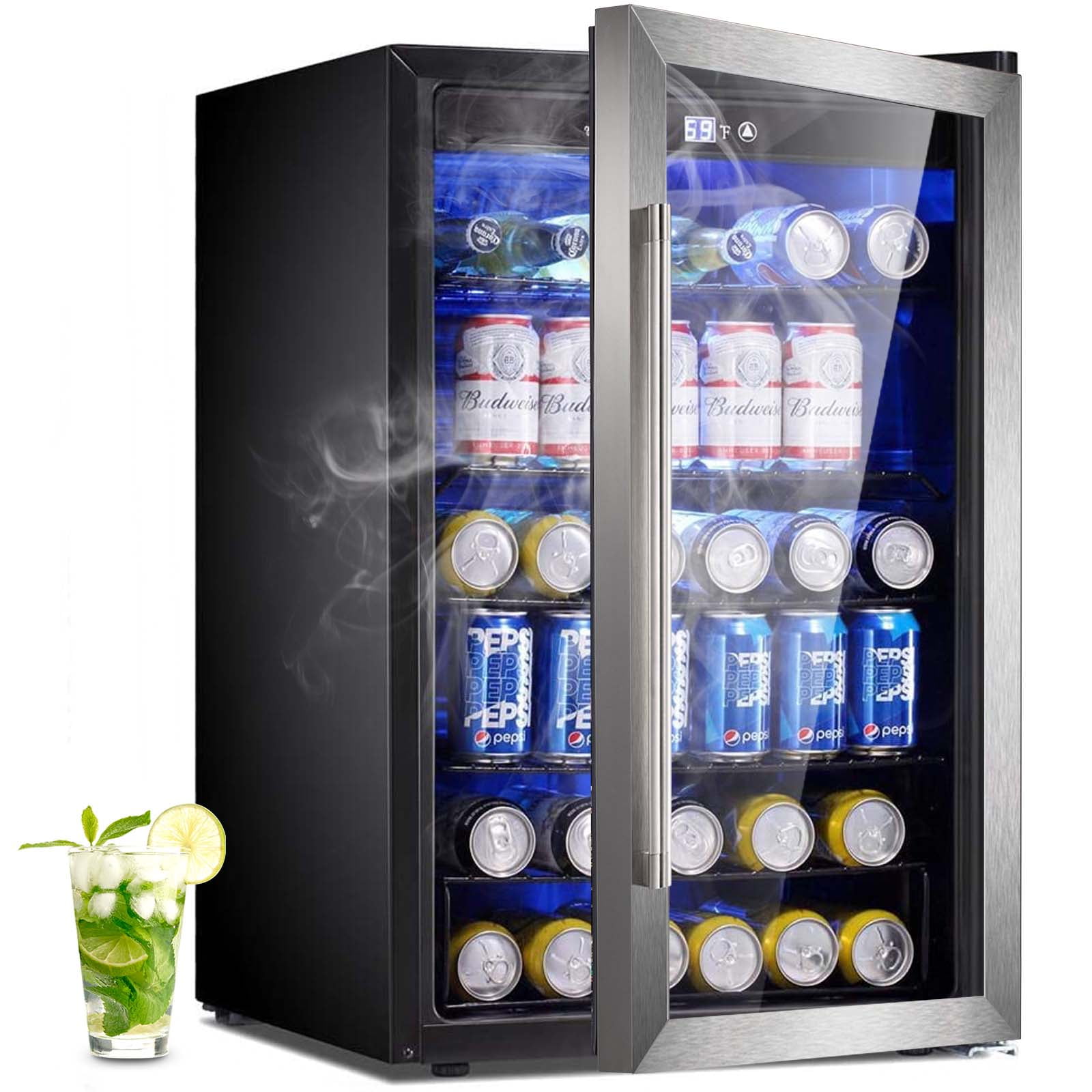 Mini Fridge Glass Door