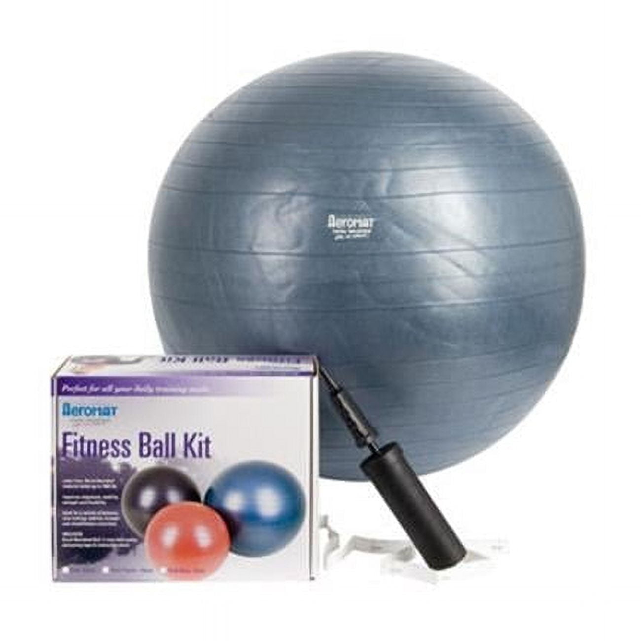 AGM Group 38113 75 cm Fitness Ball Kit - Dark Blue - Walmart.com