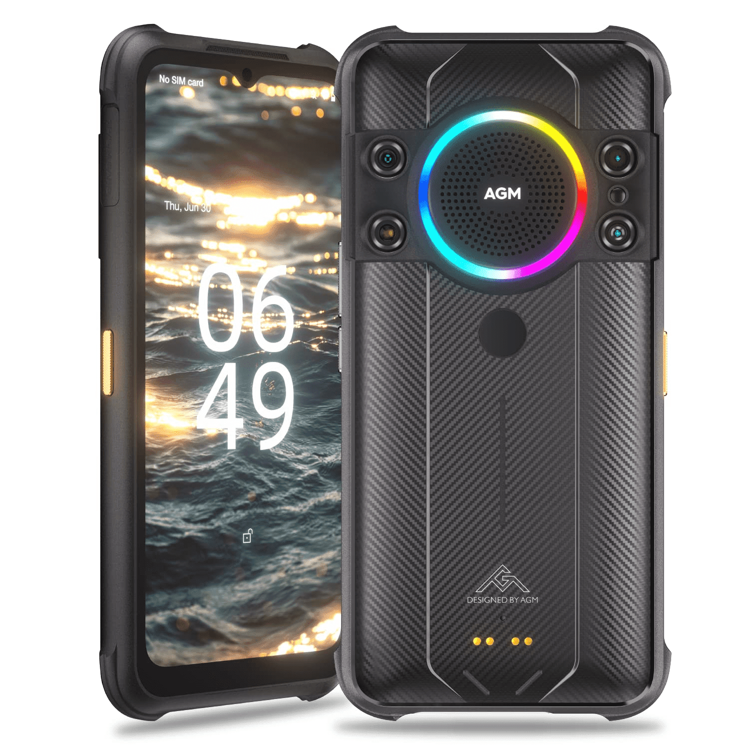 "AGM H5 Pro Cell Phone (2022), Rugged, Unlocked, 8G+128G, 7000mAh, 6.52 ...
