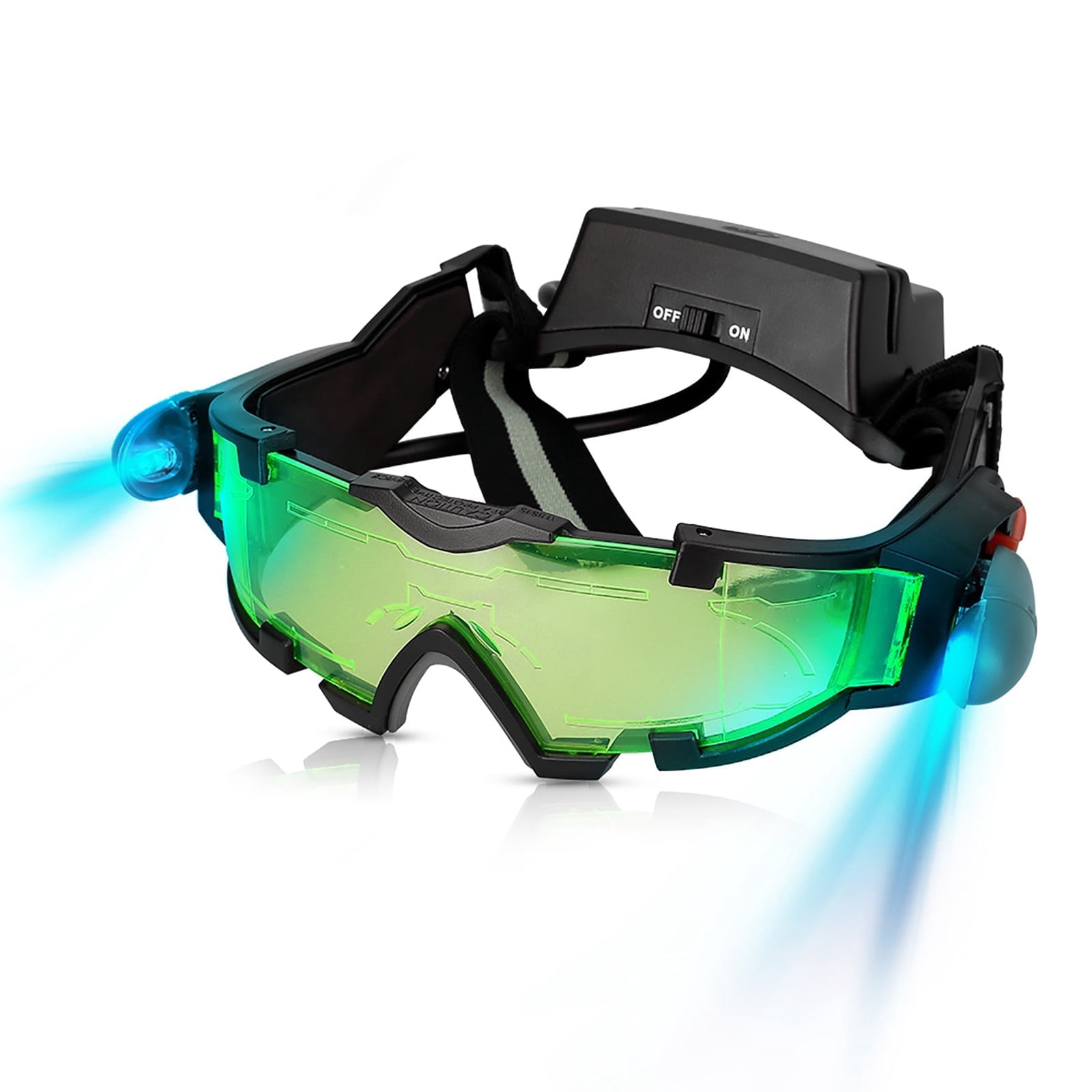 Vowella Kids Night Vision Goggles, Adjustable Spy Gear with Flip-Up ...