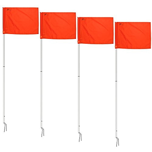 AGORA Portable Corner Flags - Set of 4 - Walmart.com