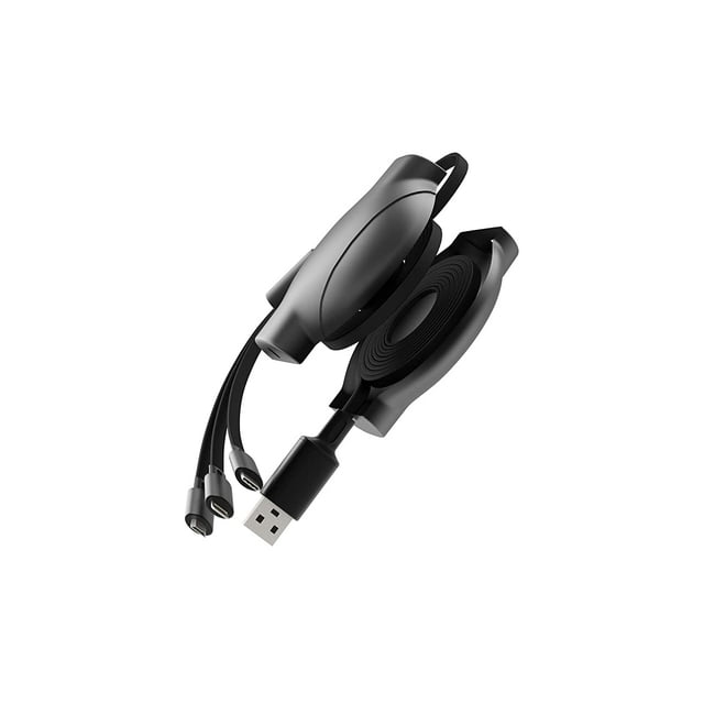 Agoz 3 In 1 Durable Multi Usb Charger Cable Cord Iphone Micro Usb