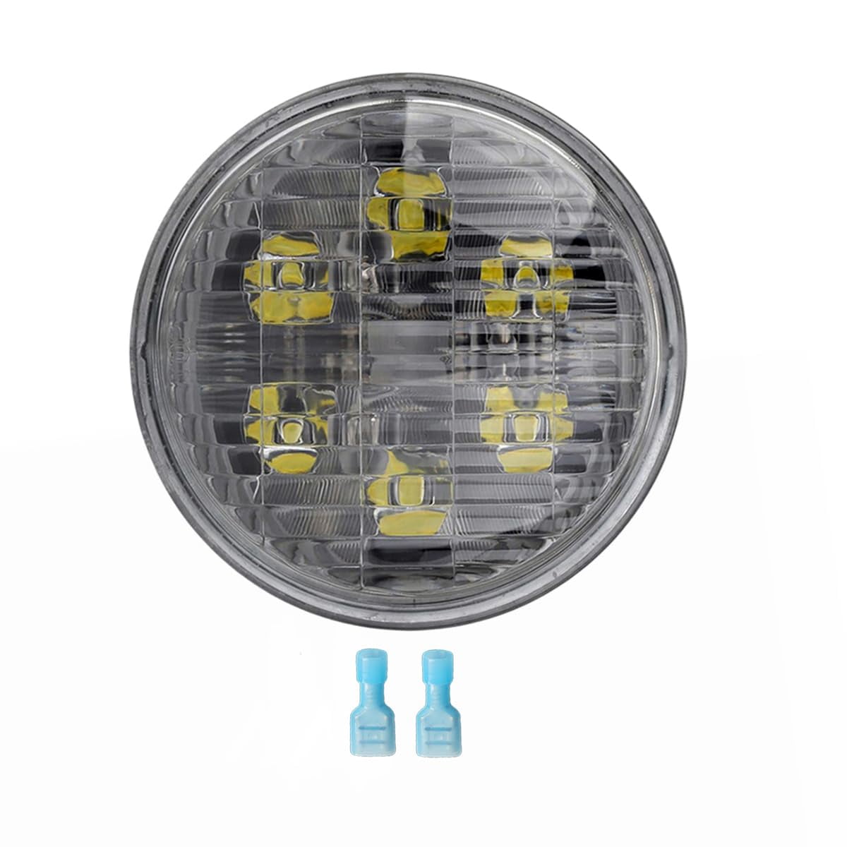 AGP.1978 LED Flood Beam 12V Round 18W 1440Lm Headlights Work Bulb Par36 Lights for Tractors ...