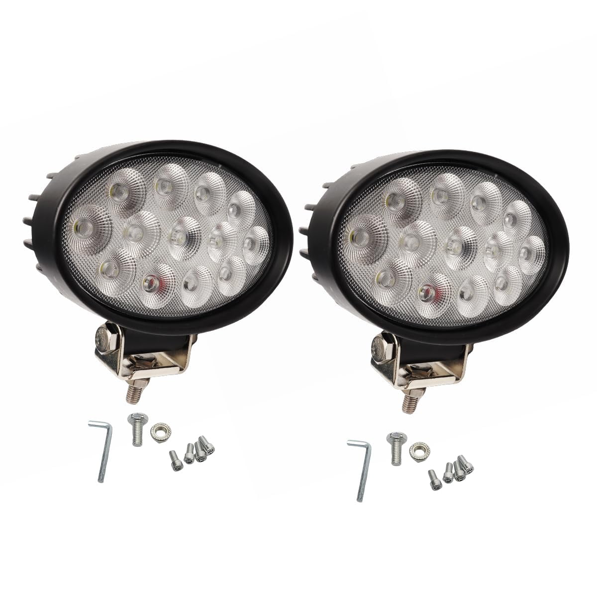 AGP.1978 Oval LED Work Light Flood 5.63In 39W Fog Tractor Lights 6500K ...