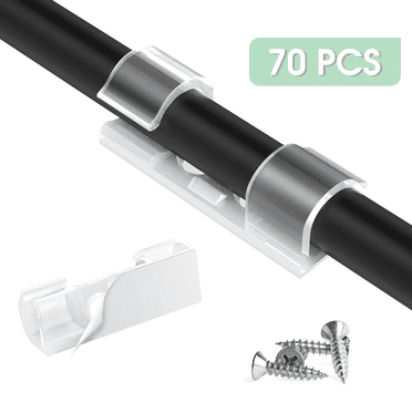 C&E RG6 Cable Clip, White (100 pieces per bag) - Walmart.com