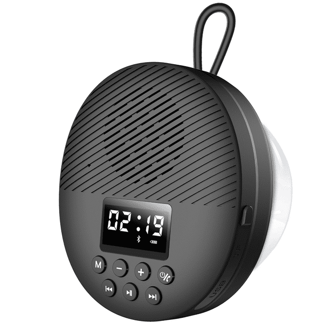 AGPTEK Shower Radio Speaker with Bluetooth 5.0, Waterproof Wireless ...