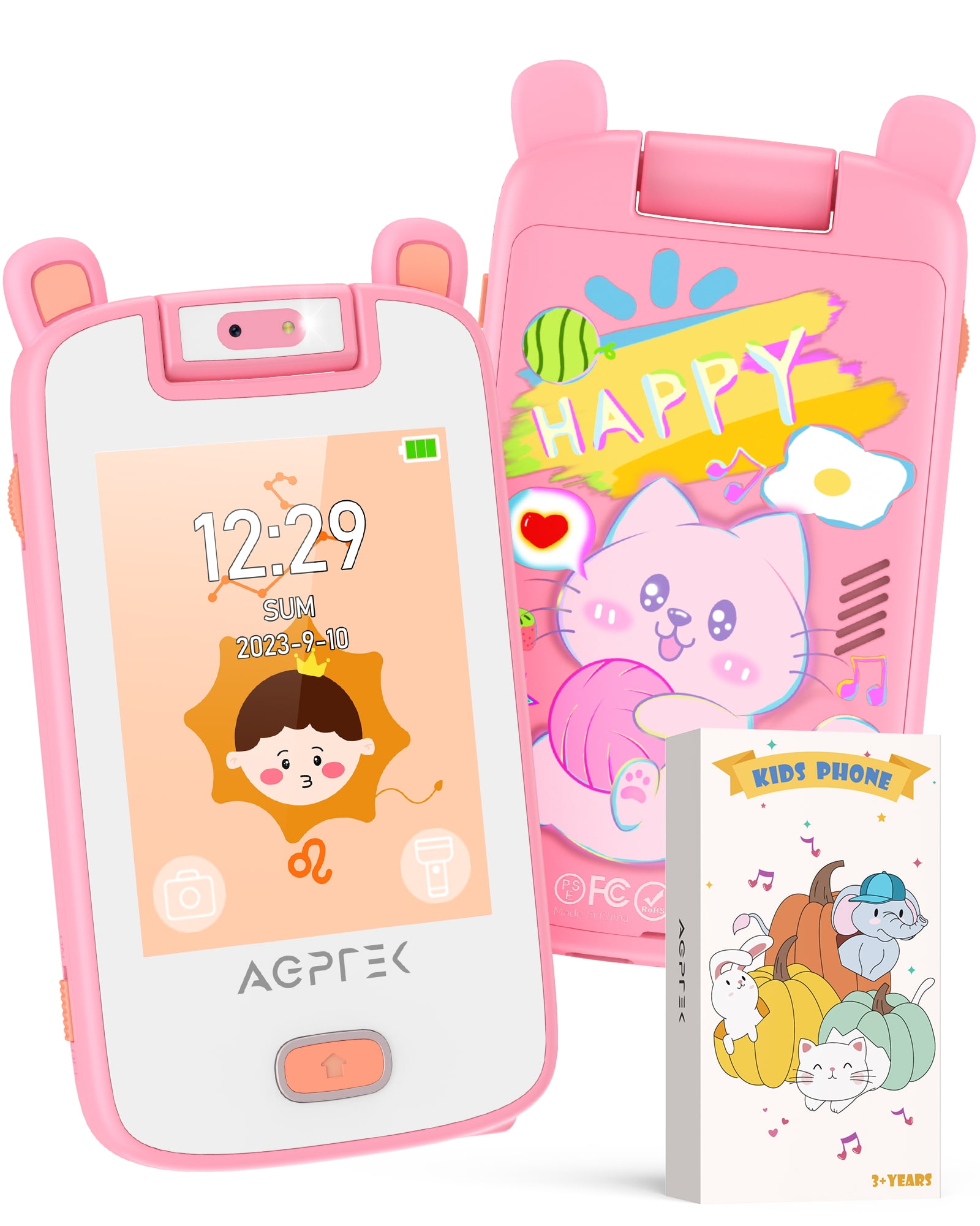AGPTEK SmartPhone Toy with Full Touch Screen Camera Music Simulated ...