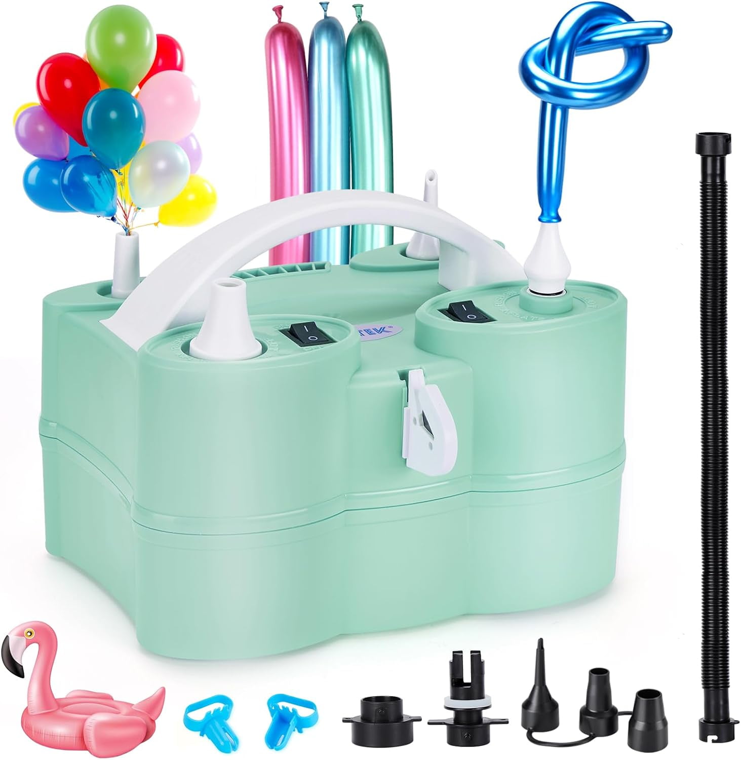 AGPtEK 3-in-1 Air Pump for Inflatables and Balloon Electric Air Balloon ...