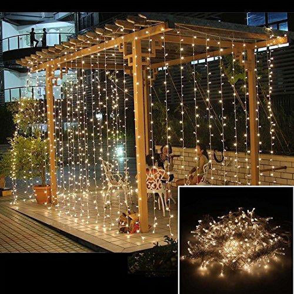 AGPtek 18Mx3M Connectable Fairy Lights Strings Lights, 8 Lighting Modes ...