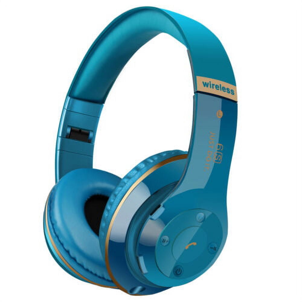 AGPtek Bluetooth Headset Wireless Noise Cancelling Over Ear With ...