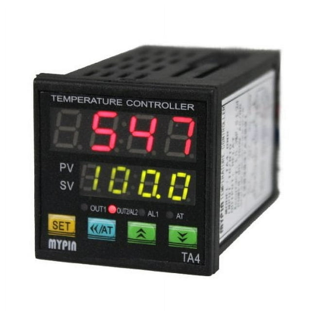 AGPtek Digital Dual Display PID Temperature Controller TA4-RNR (Alarm Output) - Walmart.com