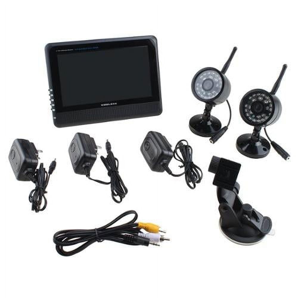 AGPtek Home Security System 4CH Digital Wireless Camera & DVR System ...