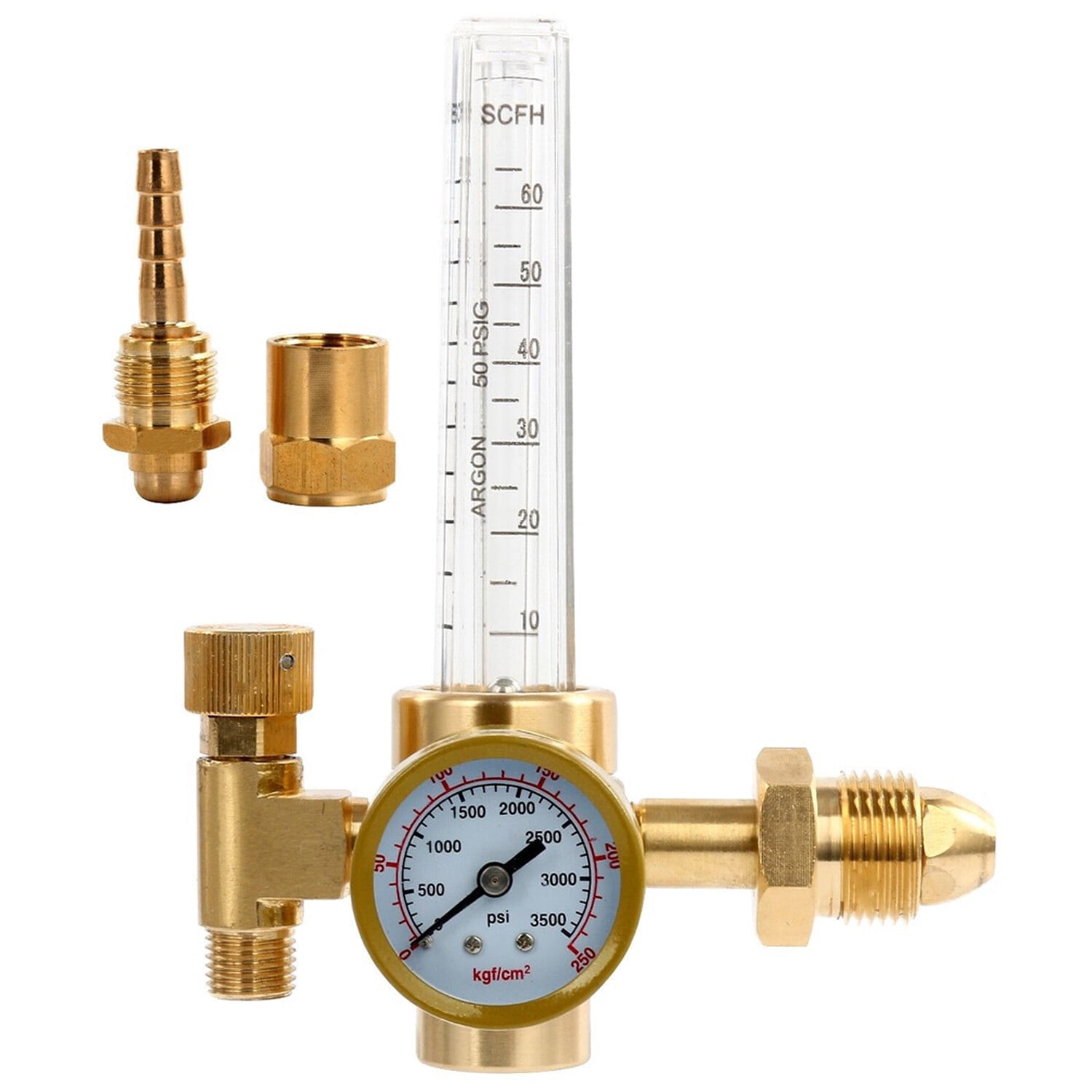 AGR-001 Argon Co2 Gas Gauge Regulator MIG TIG Flow Meter Welder Welding ...
