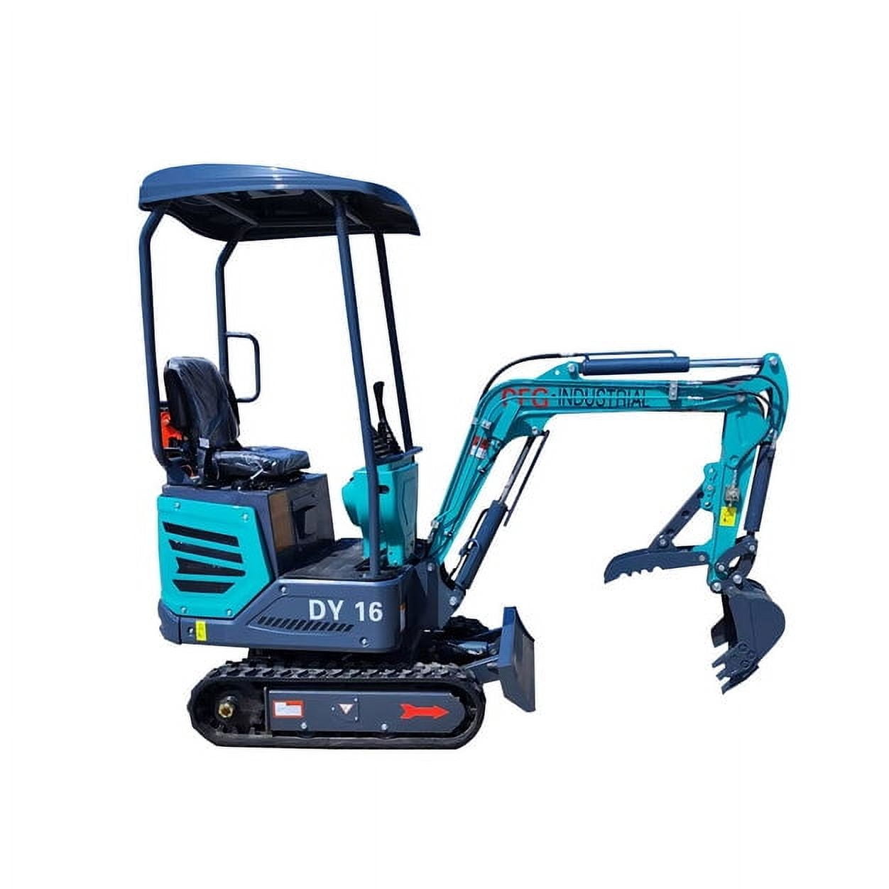 AGROTK 1 Ton Mini Excavator,Kubota Engine | CFG-DY16 - Walmart.com