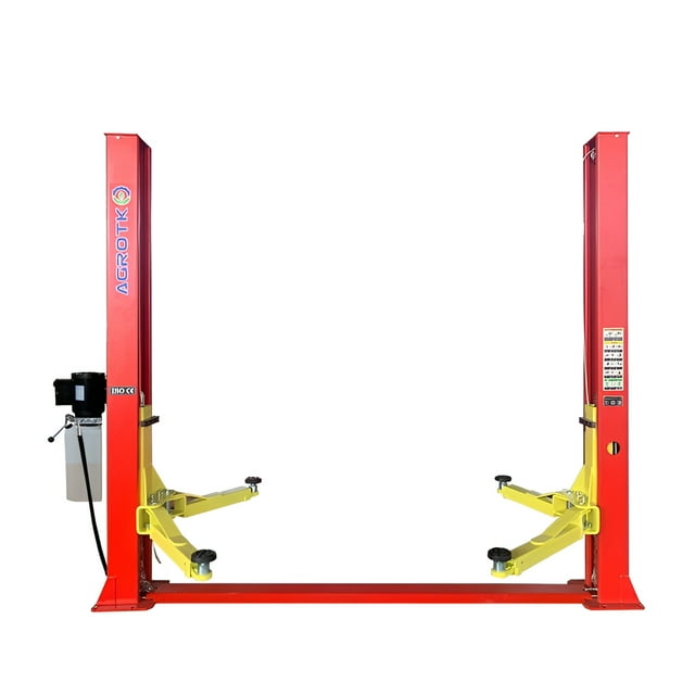 AGROTK Automotive Garage Jack, 10000 lb Capacity, Two Post Hydraulic ...