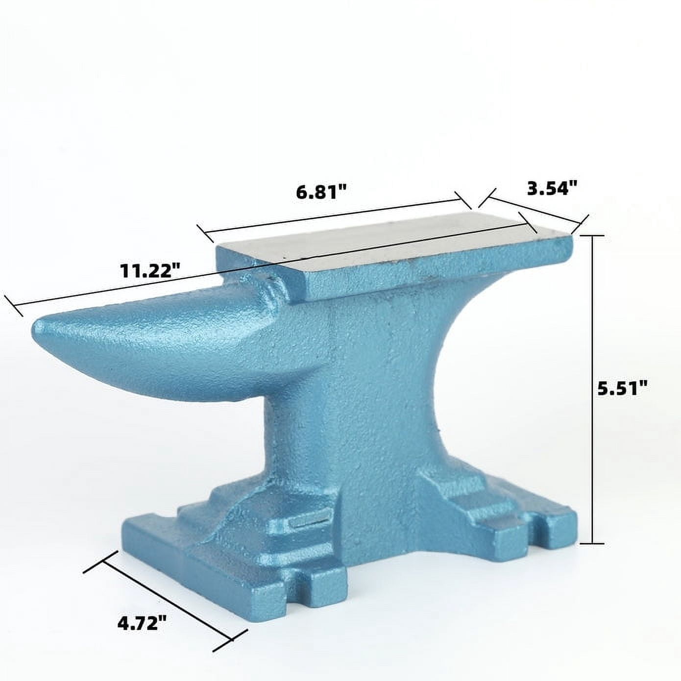 AGROTK 24 Lb Cast Iron Blacksmith Anvil - Walmart.com