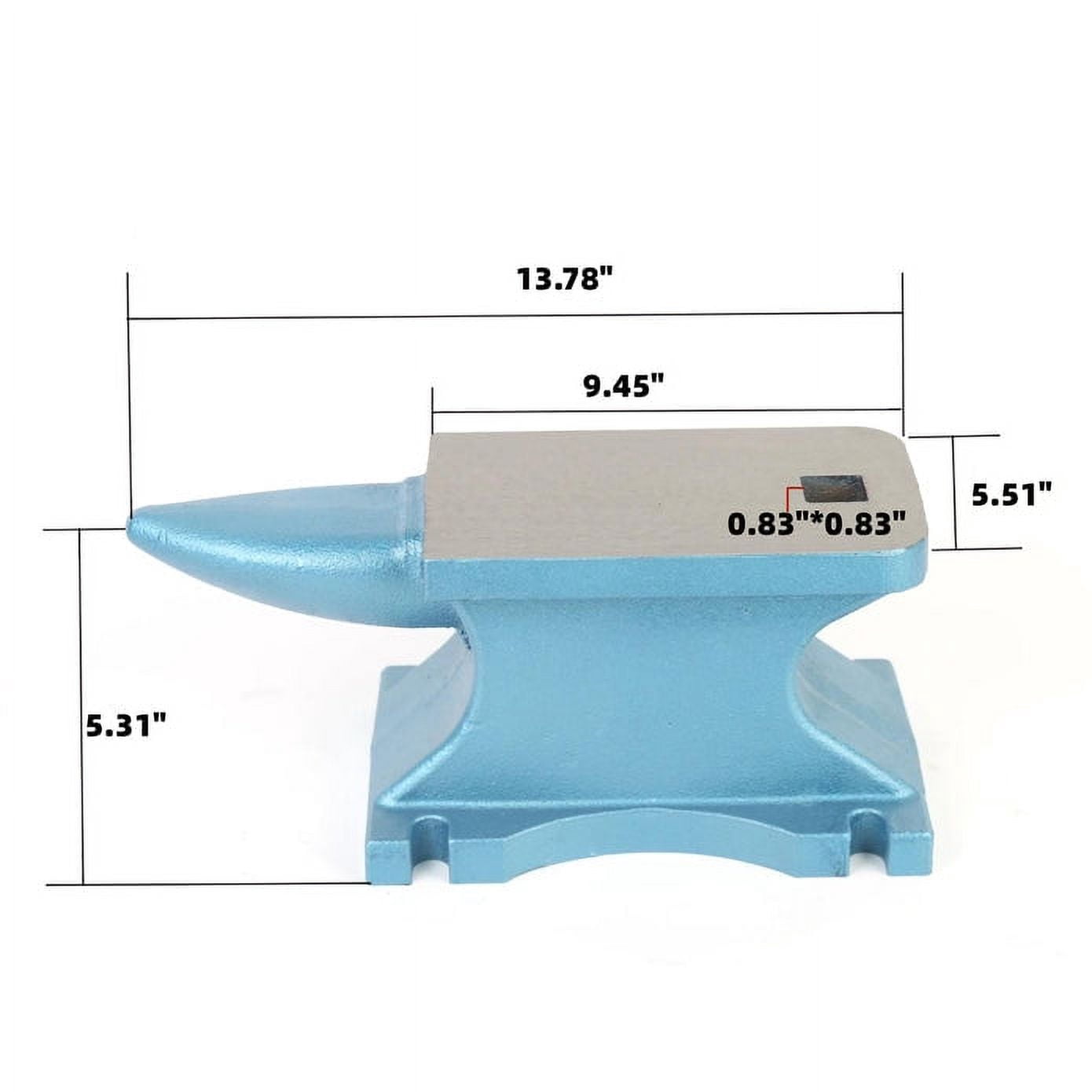 AGROTK 44 lb Cast Iron Blacksmith Anvil - Walmart.com
