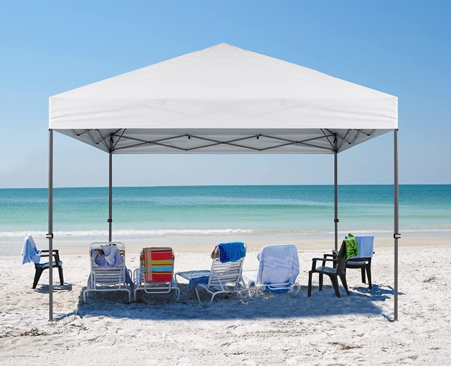 AGRTY 10x10' Commercial Pop UP Canopy Party Tent Folding Waterproof Gazebo Heavy Duty . CPAI-84 ...