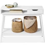 Best Choice Products Mid-Century Modern Gray Oak Console Table with ...