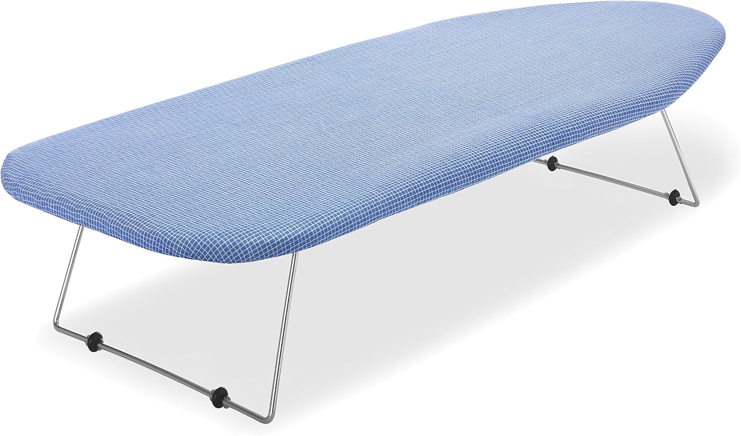 AGRTY Tabletop Ironing Board with Scorch-Resistant Blue Cover, Foldable ...