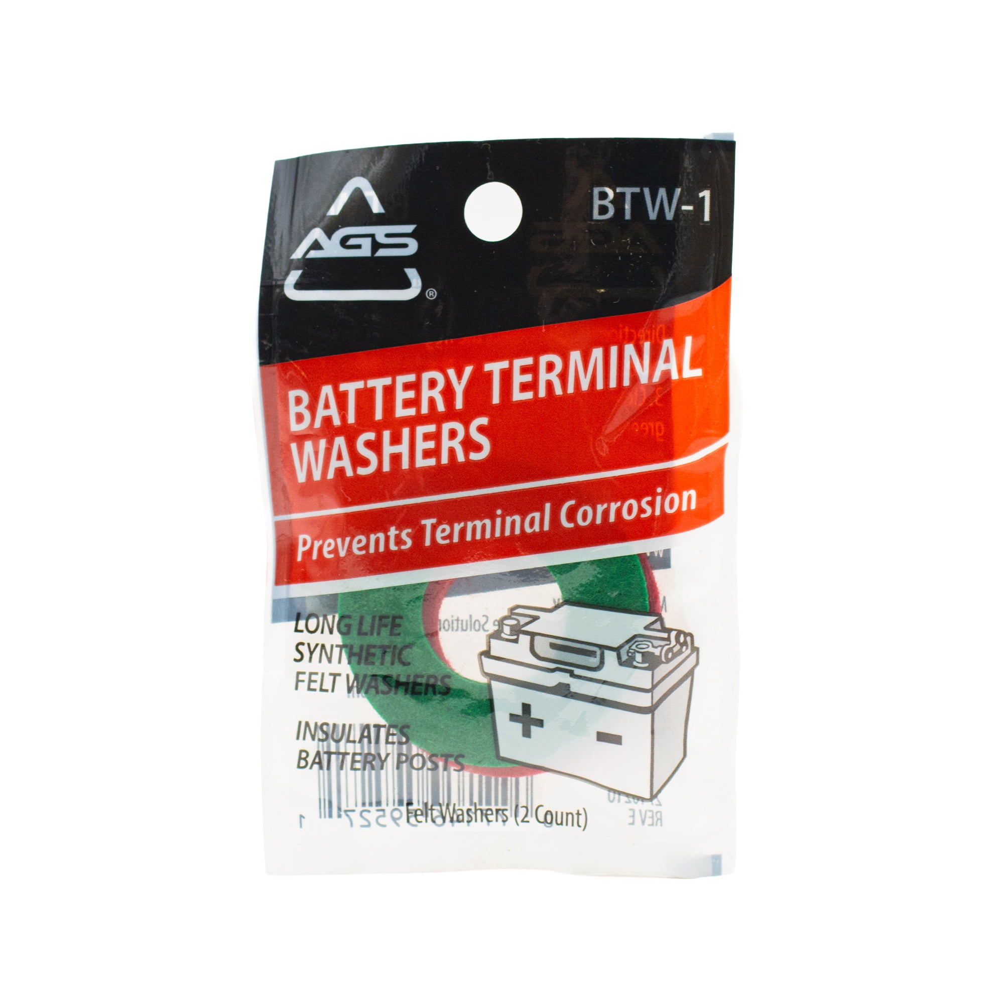 AGS Automotive Solutions Battery Terminal Washers 2 Count for Cars and ...